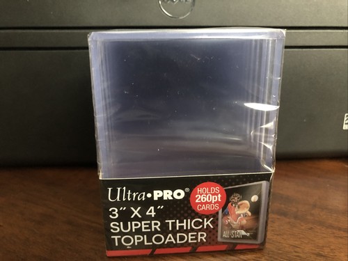 Ultra Pro 3X4 Super Thick Toploaders 6 Packs of 10 for up to 260pt ...