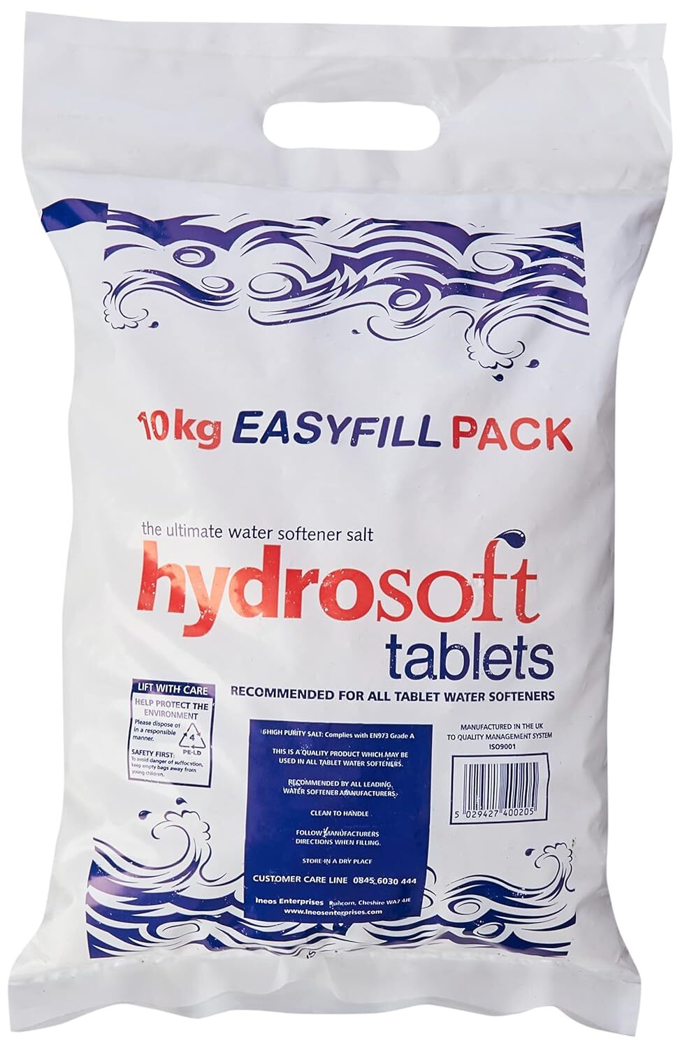HYDROSOFT SALT TABLETS 10KG / 25KG BAG Water Softener FCC Food Grade 99 ...