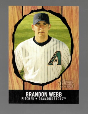 2003 Bowman Heritage #184 Brandon Webb Mint | eBay