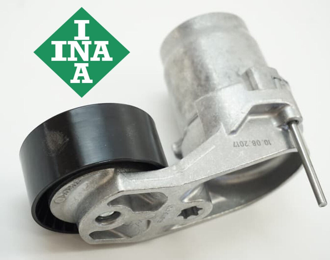Drive Belt Tensioner Assembly with Pulley for BMW - OEM INA | eBay
