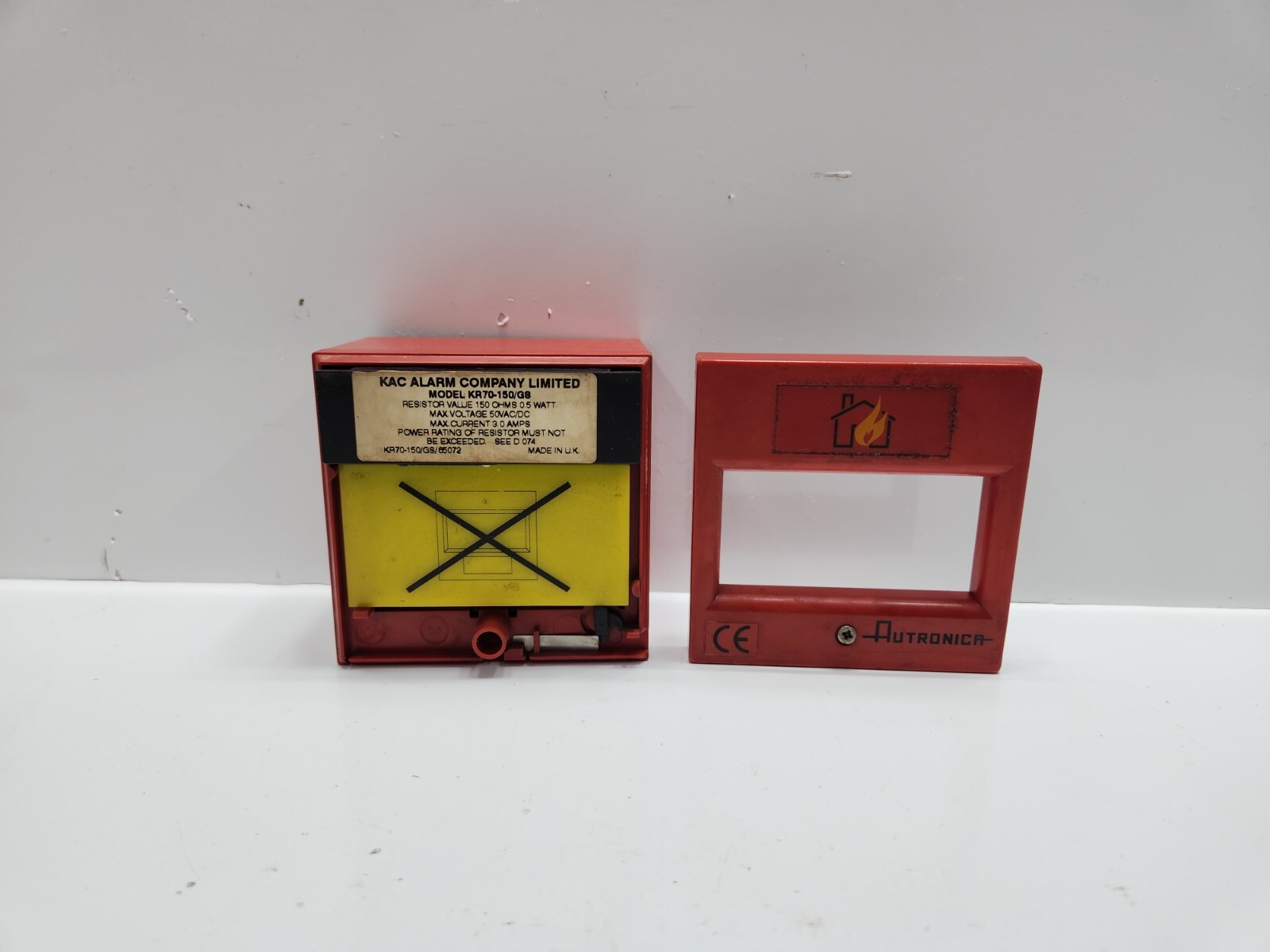AUTRONICA KAC ALARM KR70-150/GB MANUAL CALL POINT | eBay