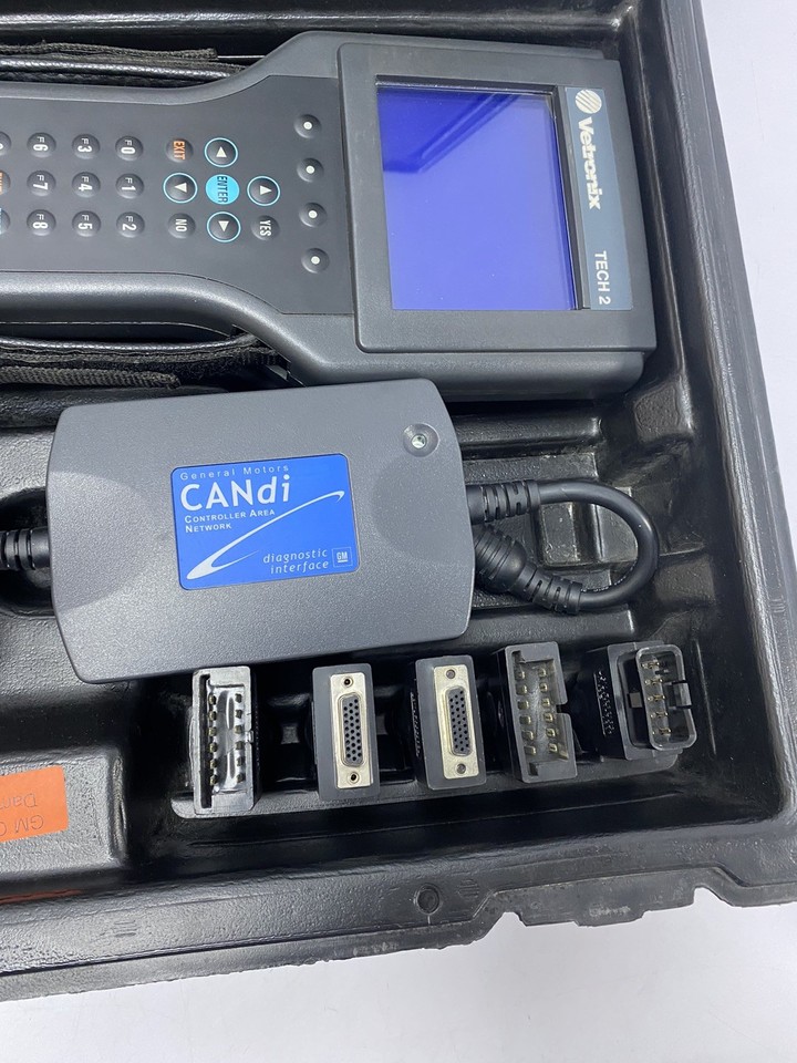 VETRONIX GM TECH 2 SCANNER With Candi Module And Different Adapters Kit ...