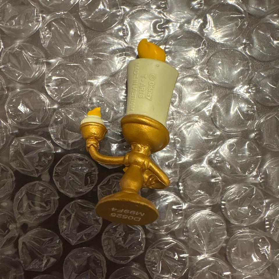 Disney Lumiere Figure White Gold Capros Set Used | eBay