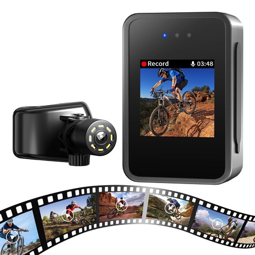 Bike Mirror with Recorder, Bicycle Rear View Camera with Video ...