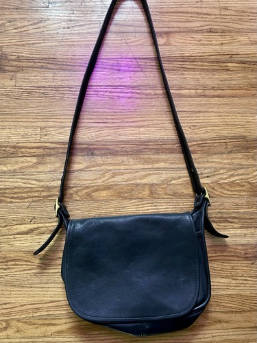 Vintage COACH 9951 Patricia’s Legacy Black Leather Front Flap Crossbody ...