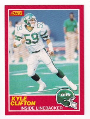 Kyle Clifton 1989 Score NFL Rookie Card # 163 | eBay