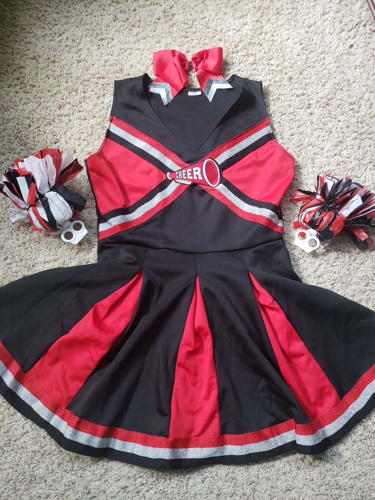Spirit Halloween Adult Cheerleader Costume Sz L dress… - Gem