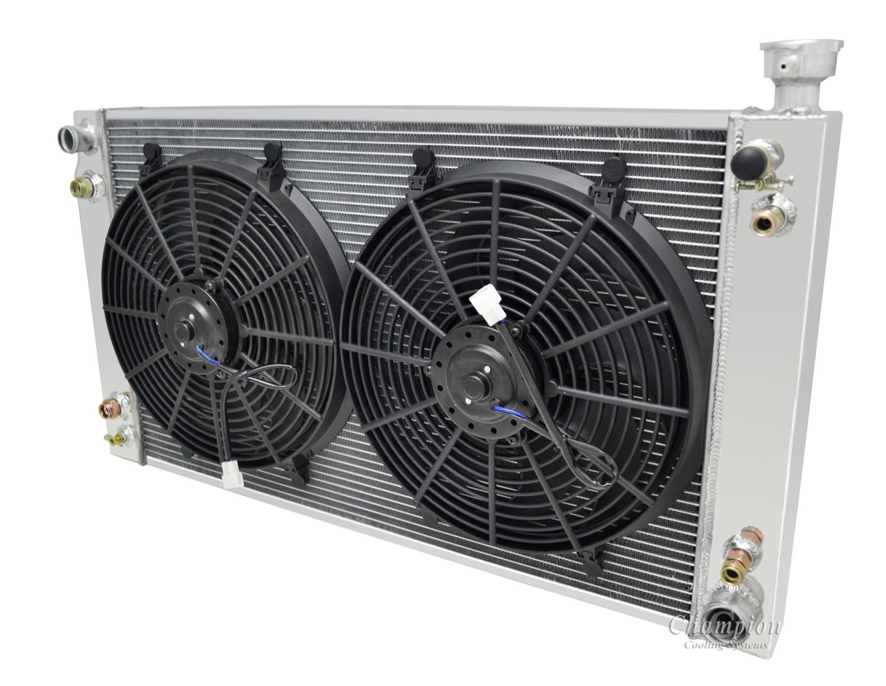 3 Row Racing Champion Radiator,2 14" Fans for 1988-1995 C/K Series ...