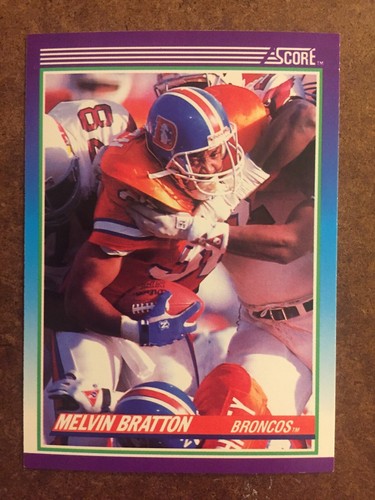 Melvin Bratton 133 Score 1990 NFL Football Trading Card | eBay