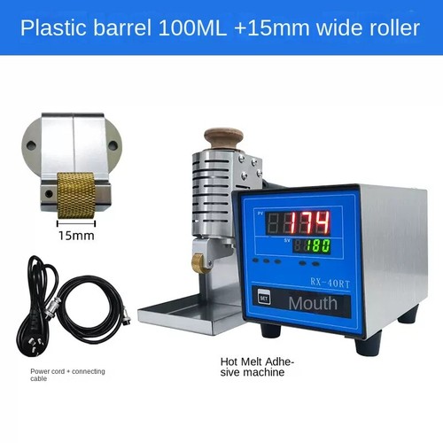 Hand-push Hot Melt Adhesive Roller Machine Small Handheld Roller Brush ...