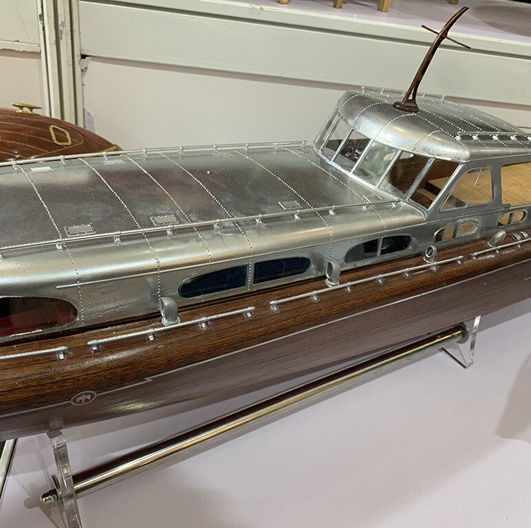 1:18 Thunderbird 55 Wooden Yacht Model Kit 928mm 36.5" RC Model Ship ...