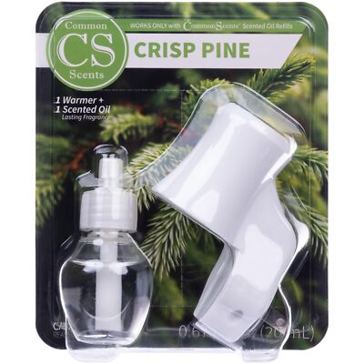 Common Scents Plug In Warmer w/Crisp Pine Scented Oil 0.67oz | eBay