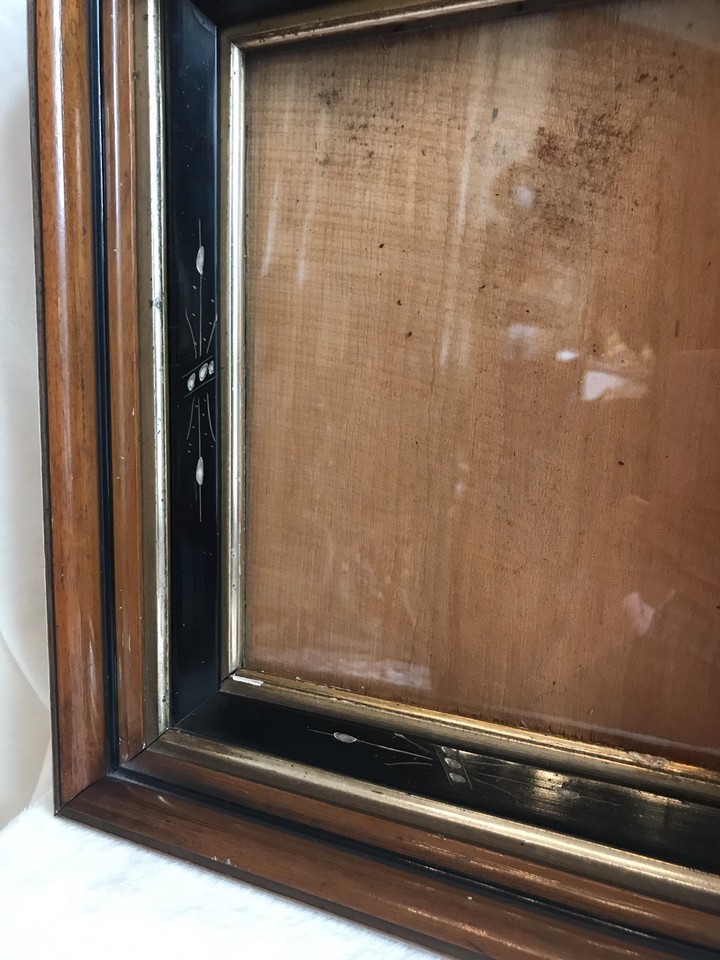 Set of 2 Pair Antique Victorian Mahogany Shadow Box Picture Frames | eBay