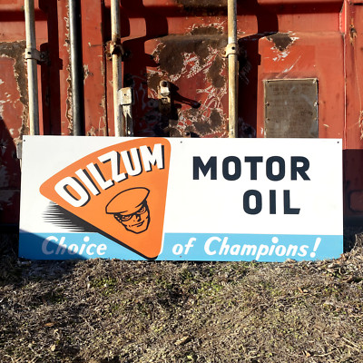 48in Oilzum Motor Oil Sign Vintage Style Repop Sign | eBay