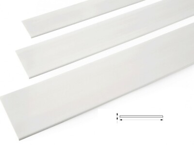 FLAT BAR TRIM DOOR WINDOW ARCHITRAVE WHITE PVC COVER STRIP 236.22" / 6 ...