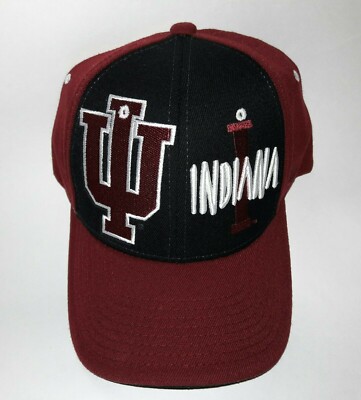 Indiana University Hoosiers Embroidered Hat Flexfit Fitted Cap M/L | eBay