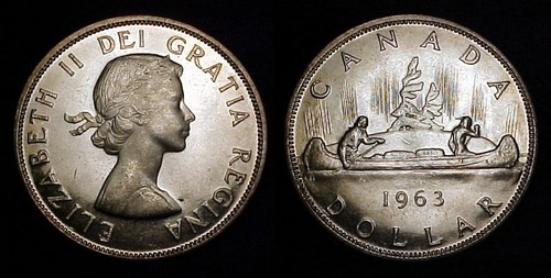 CANADA 1963 Silver Dollar BU | eBay
