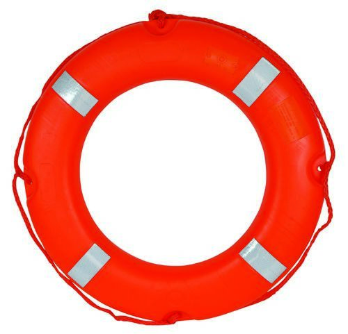 Lifebuoys, Life rings Round Circular Orange life buoy, retro tape, grab ...