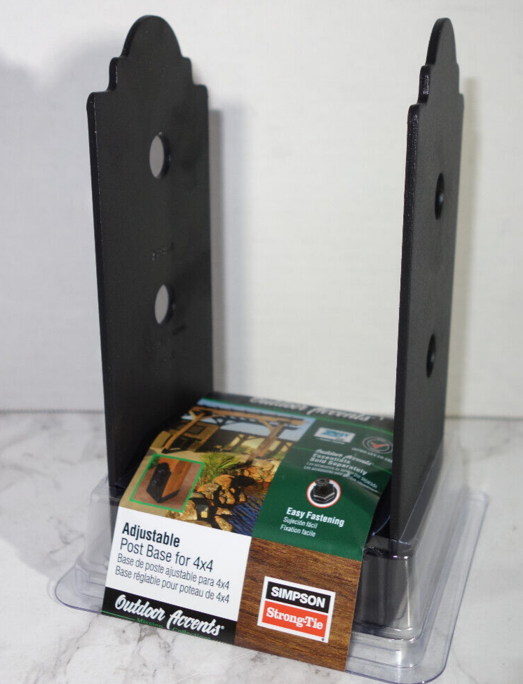 Simpson Strong-tie 4x4 BLK ZMAX Post Base APB44 for sale online | eBay