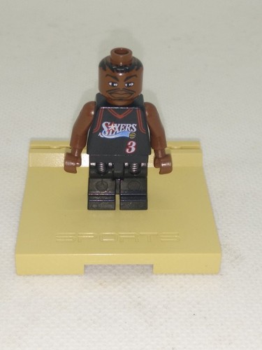 Lot Lego of 4 NBA Basketball Minifigures (Iverson, A. Walker, Shaq ...