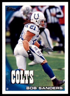 2010 Topps Bob Sanders Indianapolis Colts #51 1081 | eBay