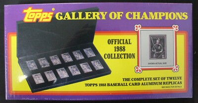 Topps Gallery of Champions 1988 Baseball Cards - Sealed Aluminum ...