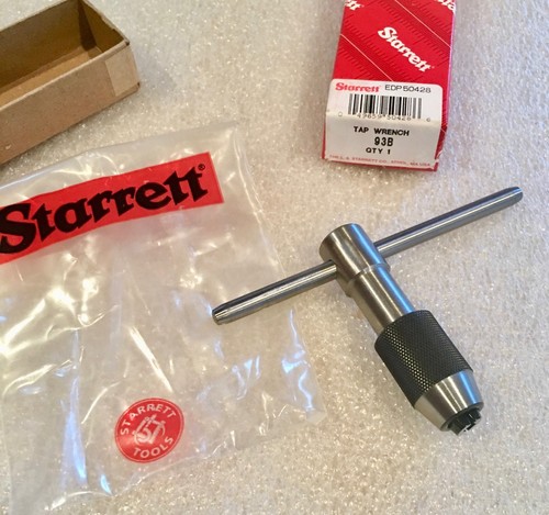 STARRETT HEAVY DUTY T-HANDLE TAP WRENCH # 93B – NEW IN BOX | eBay
