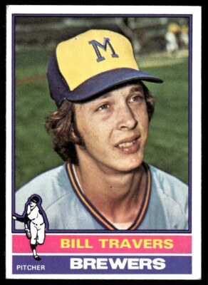1976 Topps Bill Travers Milwaukee Brewers #573 | eBay