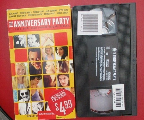 The Anniversary Party (VHS 2002) 794043539138| eBay
