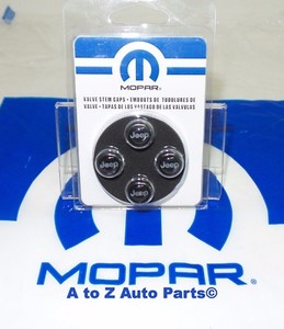 NEW Jeep Wrangler, Cherokee, Grand Cherokee etc BLACK Tire Valve Stem ...