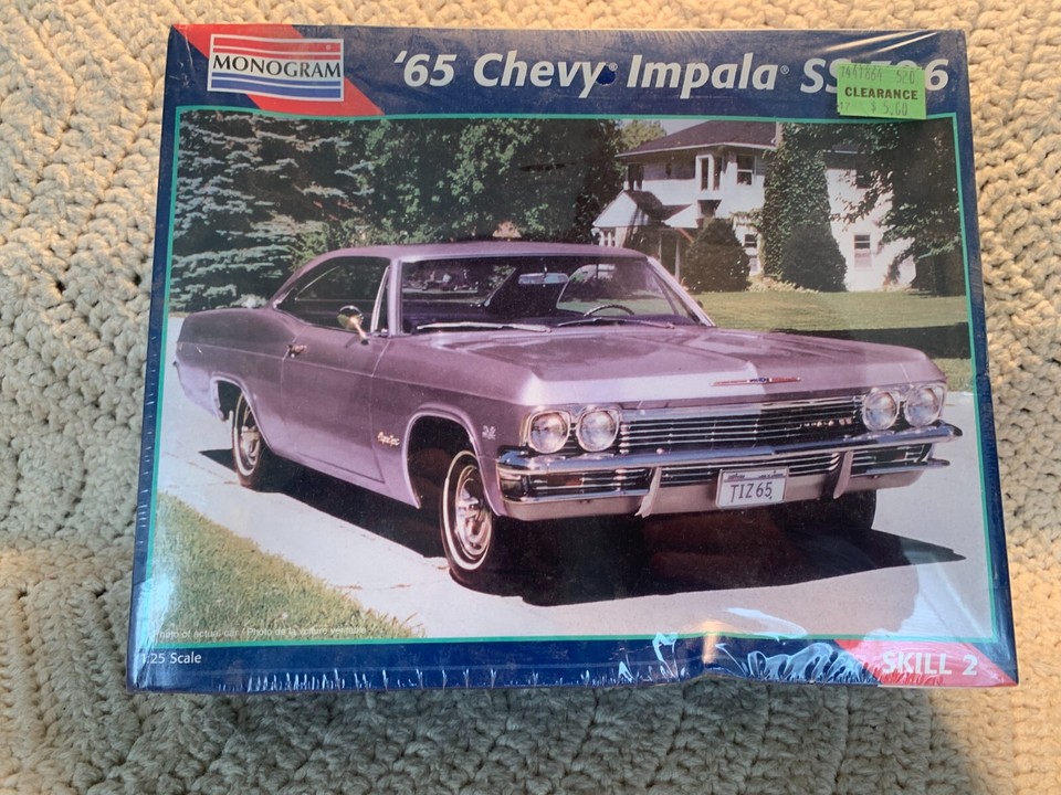 1/25 Revell/Monogram Lot Of 2 Sealed 1965 Chevrolet Impala Model Kits | eBay