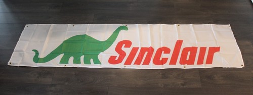 Sinclair Gas Stations Big Massive Banner Flag 2x8 feet Dino Dinosaur ...