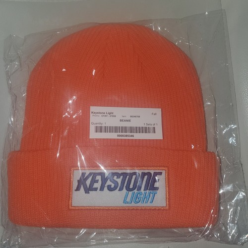 Keystone Light Orange Beanie (NEW) | eBay