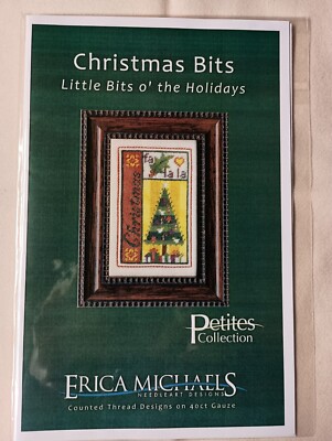 Erica Michaels - 'Christmas Bits' - Petite Collection - cross stitch | eBay