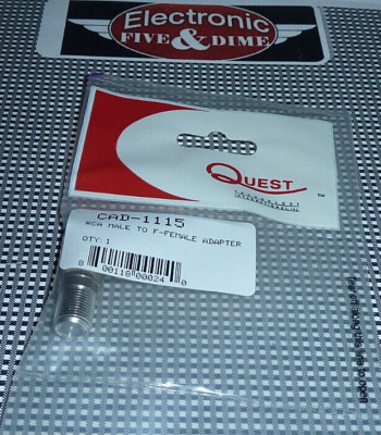 CAD-1115 CAD1115 Quest Technology RCA MALE TO F-FEMALE ADAPTER | eBay