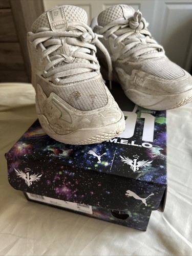 Puma Mb1 Lo Basketball Youth Boys White Sneakers Athletic Shoes ...