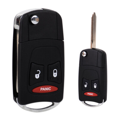 Decor Flip Remote Key Fob Shell Case Fit for Durango Magnum Dakota ...