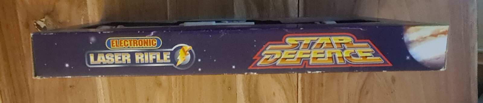 Vintage 90s CHOY HING TOYS friction electronic laser rifle star defence ...