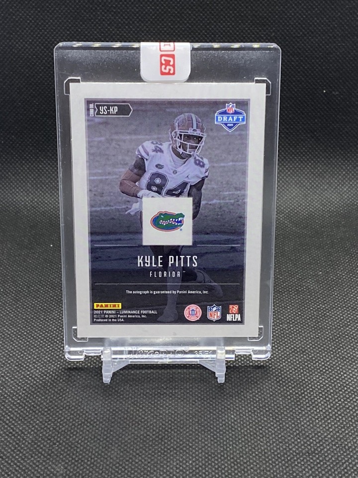 2021 Luminance Kyle Pitts Year One RPS Edition Blue Ink On Card ...