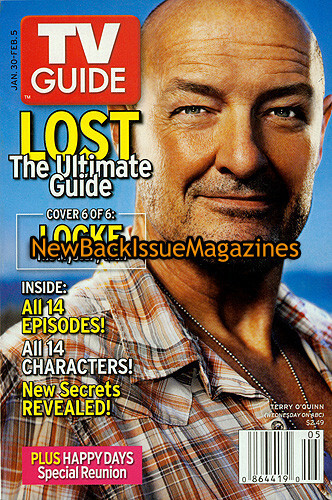 TV Guide 2/05,Terry O'Quinn,Cover #6 of 6,Ultimate Guide to LOST ...
