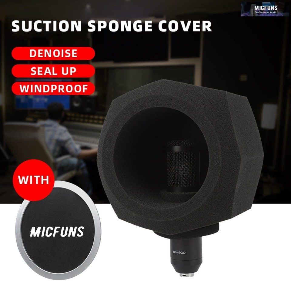 Studio Microphone windscreen F3 microphone Wind Shield Pop Filter for 1 ...