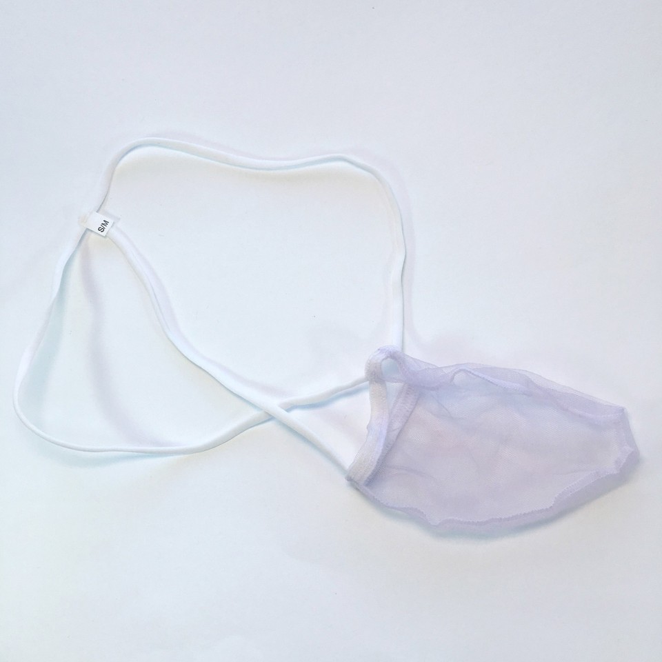 K142 H SEXY MEN STRING POSING POUCH Thong C-thru Spider Net Bigger ...