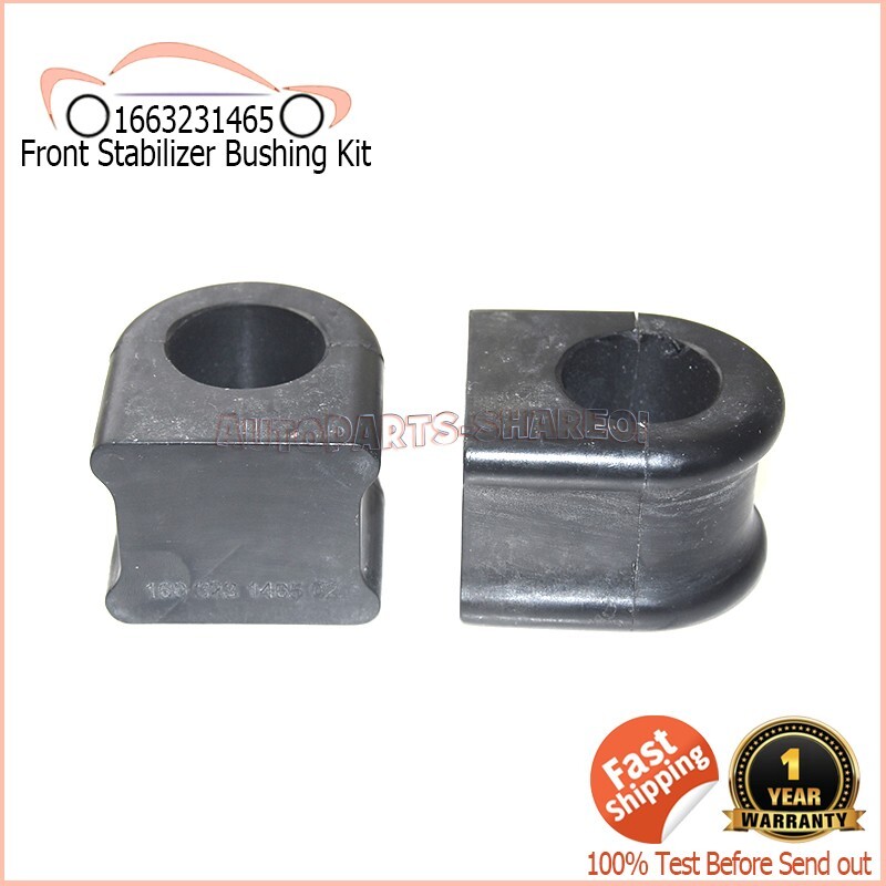 2Pcs 1663231465 Front Stabilizer Sway Bar Bushing For Mercedes Benz ...