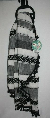 Collection Eighteen Swimsuit Wrap Tribal Stripe Black/White | eBay