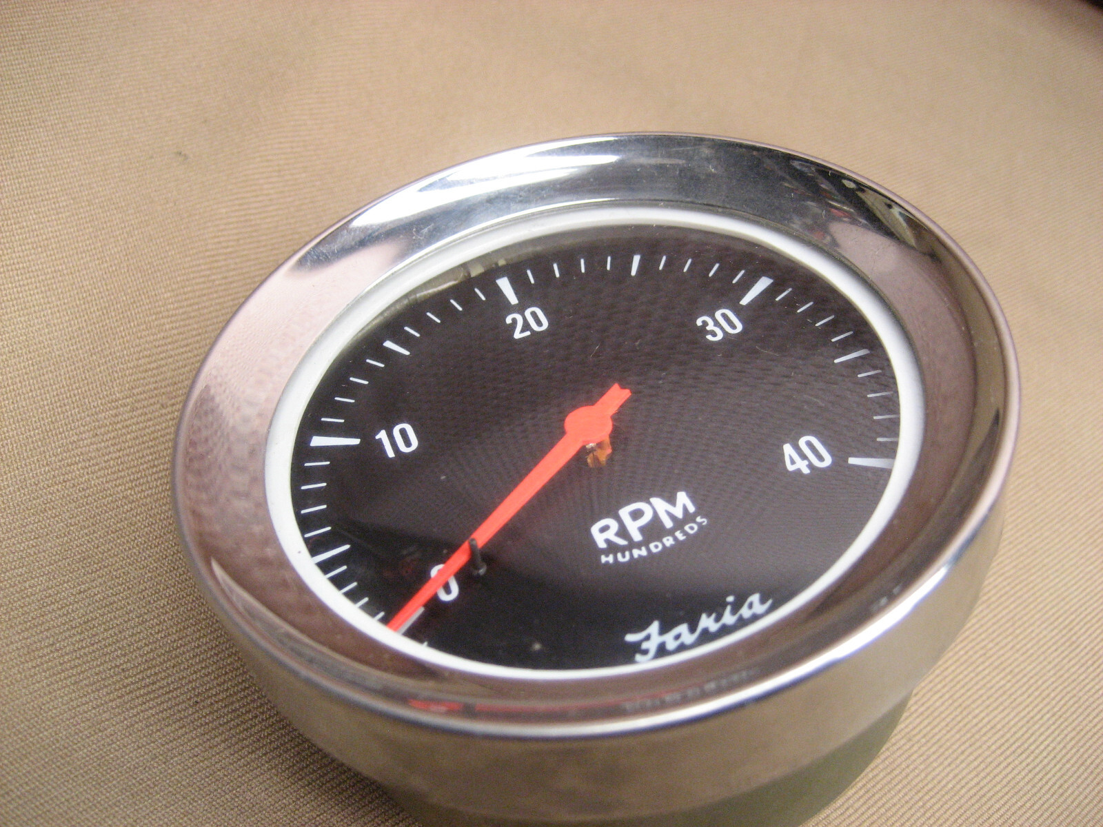 Vintage Faria RPM Gauge 3-13/16" Rat Hot Rod Car Used Parts | eBay