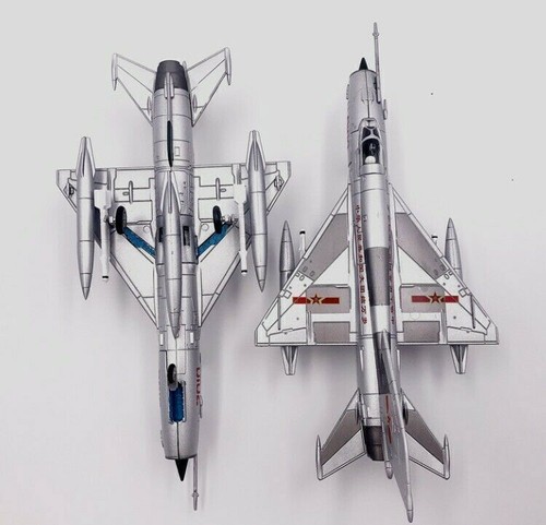 1:72 MIG-21 Fighter Model Alloy Plane Diecast Military Aircraft Office ...