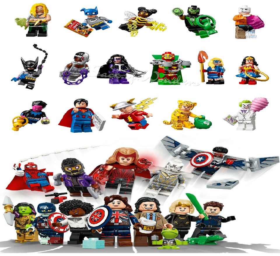 NEW LEGO DC & MARVEL Series 2 Super Minifigures 71026, 71031, 71039 ...