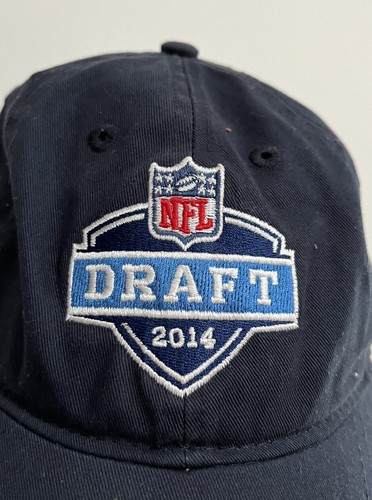 NFL FEDEX draft 2014 Event Baseball Cap Hat Navy Blue Football | eBay
