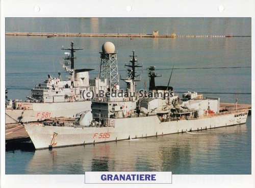 1985 GRANATIERE Lupo-Class Frigate Ship / Italy Warship Photograph Maxi ...