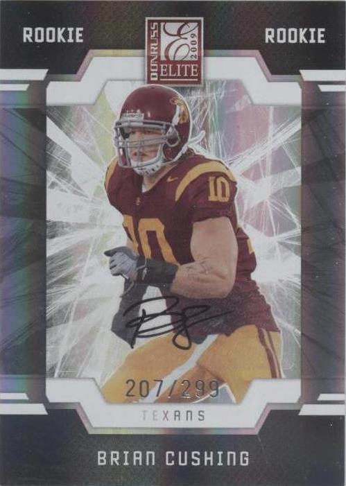 2009 Donruss Elite - Autographed Rookies Brian Cushing #112 /299 (AU ...